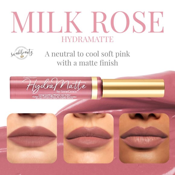 SeneGence | Makeup | Milk Rose Hydramatte Lipsense | Poshmark